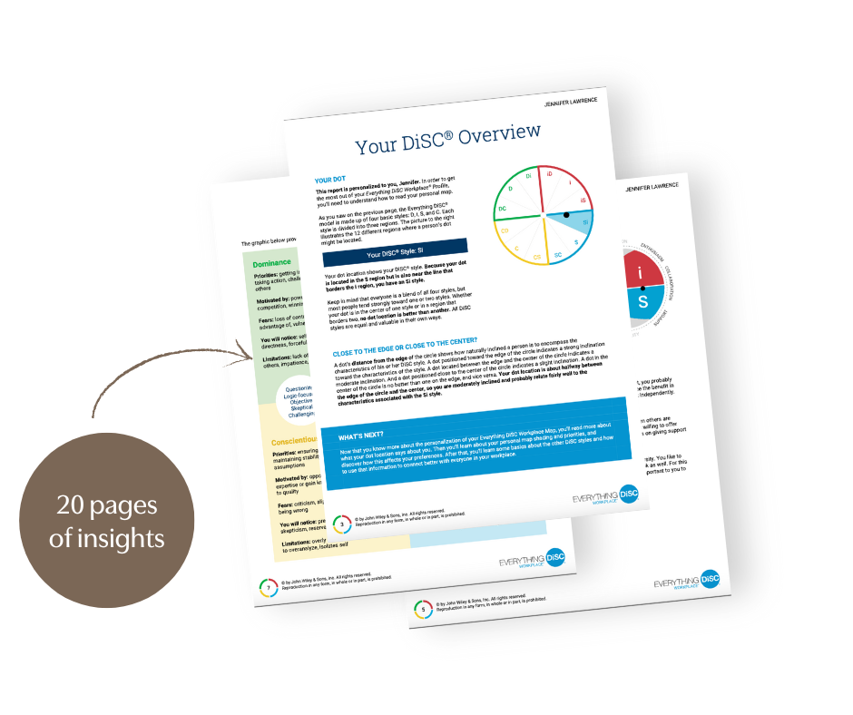 EverythingDiSC Workplace Profile - Jenerosity Partners